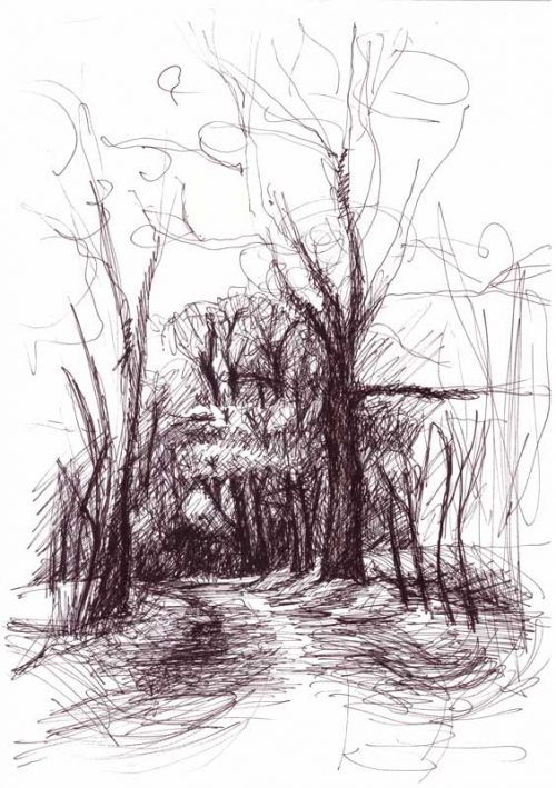 1992-Novemberweg im Roten Hausbusch – Werner Georges